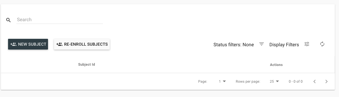 Create New/Enroll Subject(s) – Clinical Create New/Enroll Subject(s) – Clinical