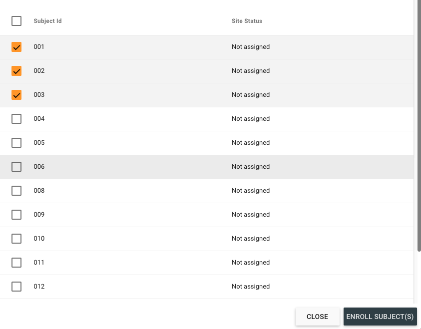 Create New/Enroll Subject(s) – Clinical Create New/Enroll Subject(s) – Clinical