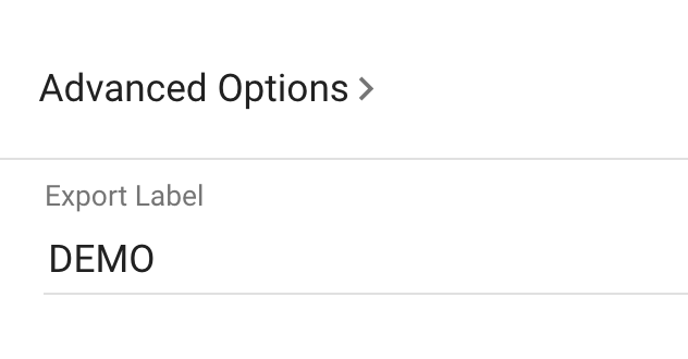Export Labels – Clinical