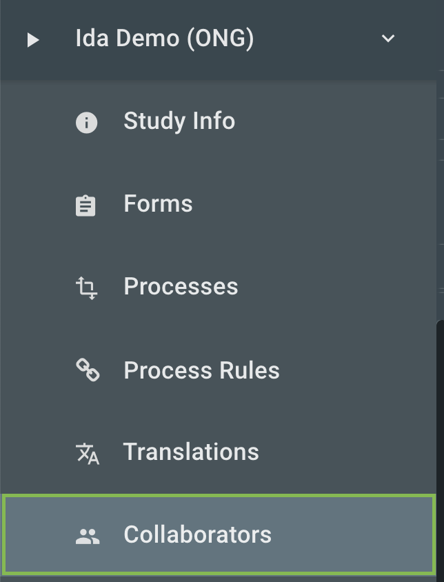 Adding Collaborators – Clinical